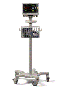 Philips SureSigns Rollstand With Mounting Plate & Basket | Probo Medical