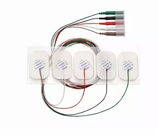 Adult Disposable Metallic 5 Electrode Lead Set AAMI | Probo Medical