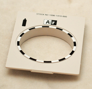 TANK GAUGE LABEL AIR WHITE & BLACK | Probo Medical